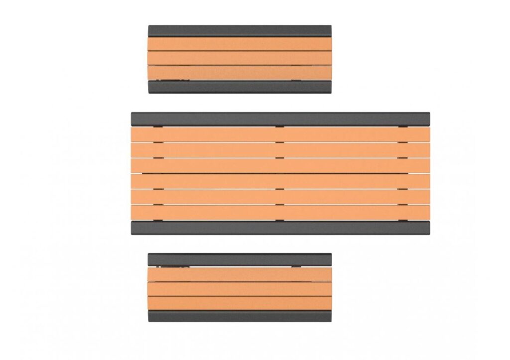 Phoenix Table- Recycled Plastic Slats | Premium Park Products